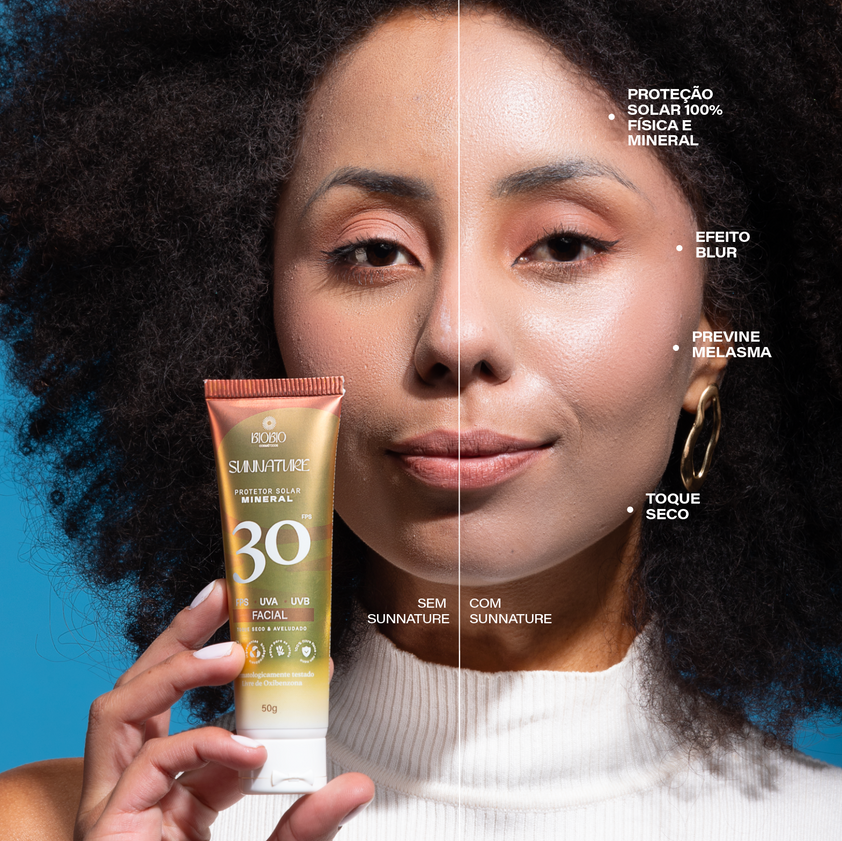 Protetor Solar 100% Físico e Mineral – BioBio Cosméticos Naturais